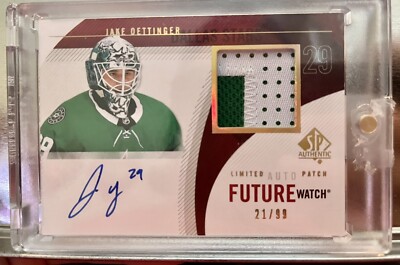 20-21 SP Authentic Retro FUTURE WATCH PATCH Autograph JAKE OETTINGER ...