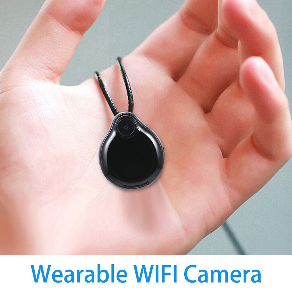Small 1080P Wearable Mini Camera Video Voice Recorder Necklace Motion ...