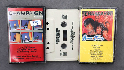 Champaign: Modern Heart + Woman In Flames. Cassette Tape Lot. | eBay