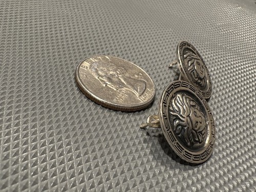 sterling silver Earring Sun God Medusa Snake Head Greek Key Mythology ...