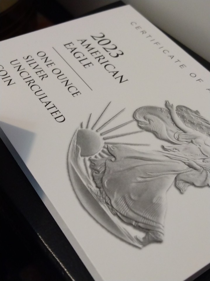 Lot of (3) 2023 Eagle, Morgan, and Peace Silver $1 Dollar Coins U.S ...