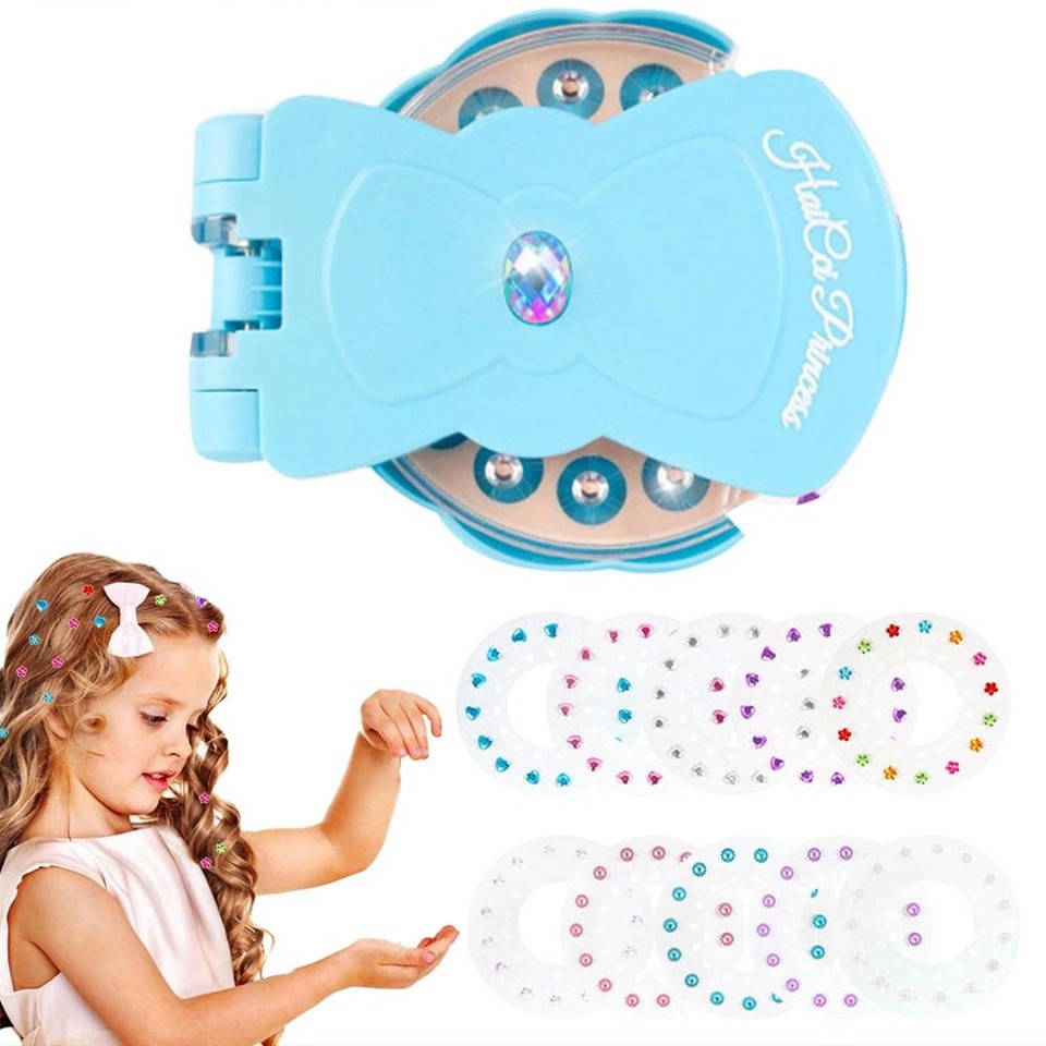 Hair Kit with Rhinestones, Hair Bling Gems for Girls, Bling Bling Hair ...