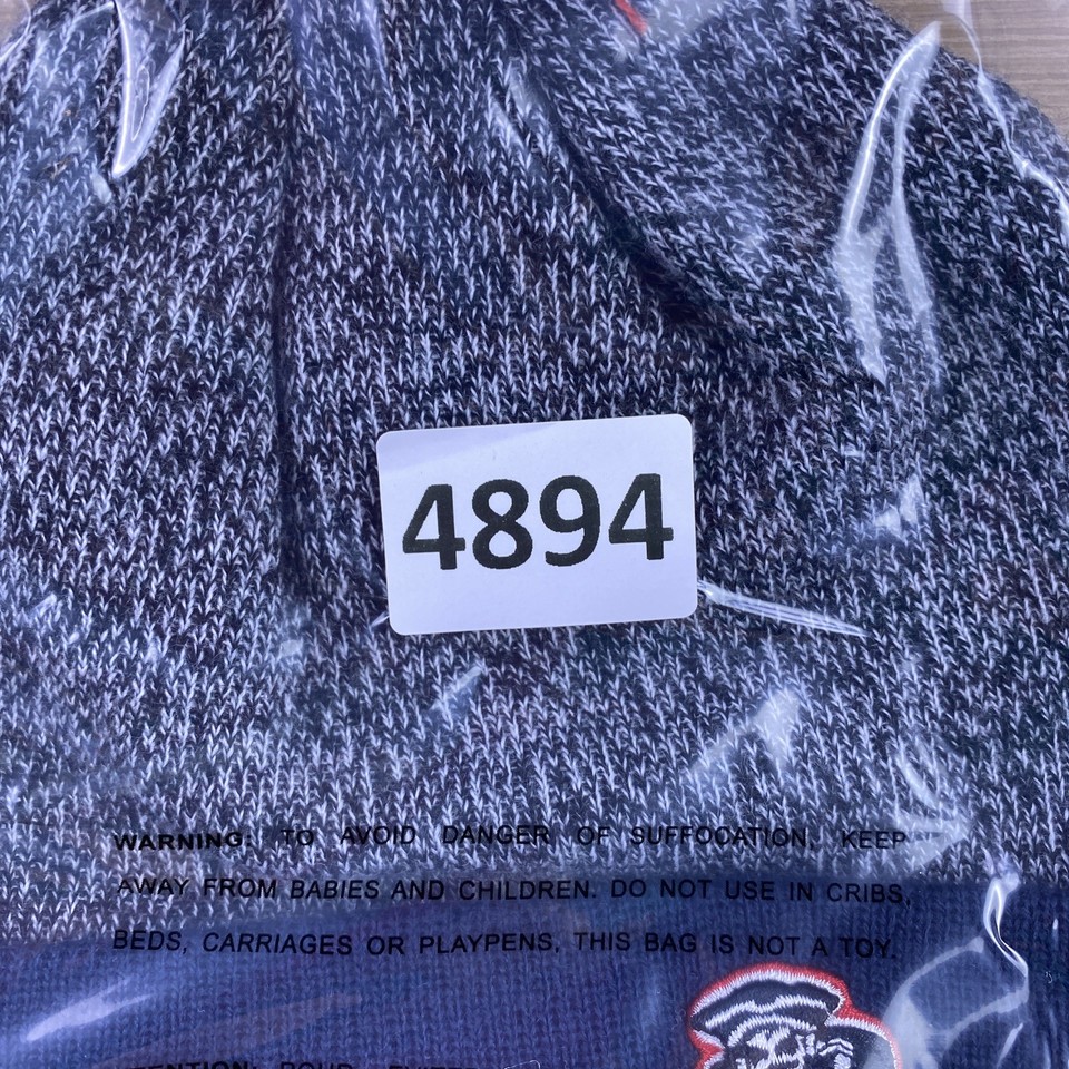 New Era Cap Mens One Size Blue NFL New England Patriots Skull Beanie ...