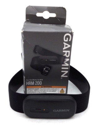 Garmin HRM 200 Heart Rate Monitor Chest Strap Bluetooth ANT+ HRV ...
