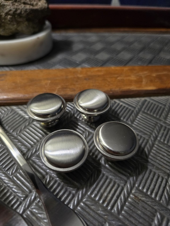 Brushed Nickel Pulls Knobs Handles Fixtures Kitchen Bathroom Cabinet ...