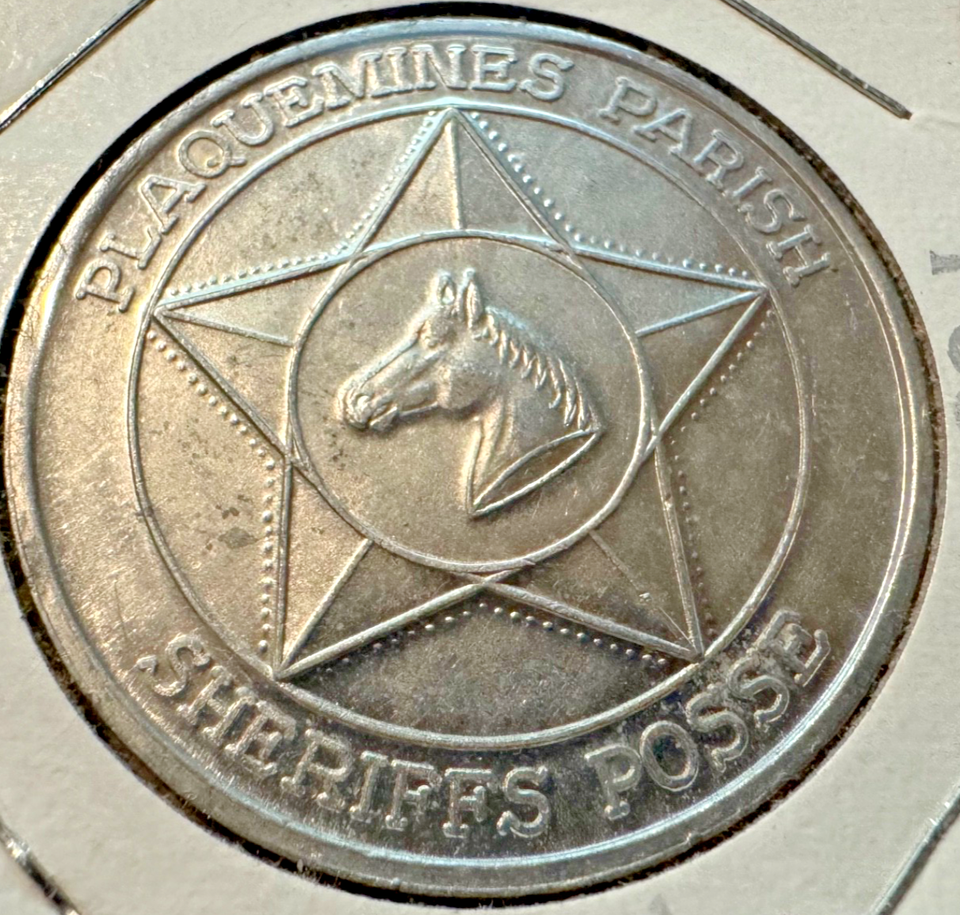 Plaquemines - Where Nature Means Progress 1973 Mardi Gras Doubloon ...