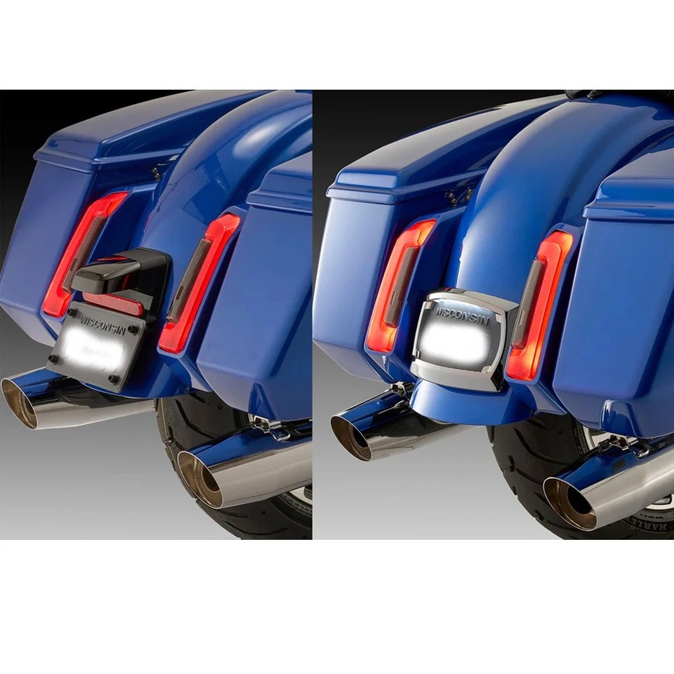 For CVO Road Glide FLTRXSE 23 up Curved License Plate Frame Relocation ...