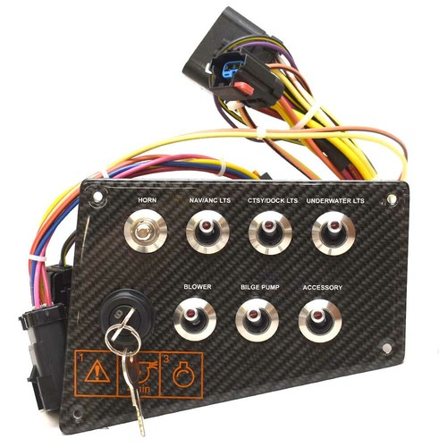 Four Winns Boat Toggle Switch Panel 025-5343 | w/ Ignition | eBay