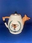 VINTAGE PORTLAND POTTERY FOX HUNTING TEAPOT ENGLAND Collectable ...