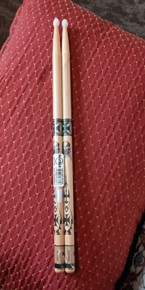 Hard Rock Cafe San Francisco Drumsticks Skulls New Sealed HRC Art Stick ...