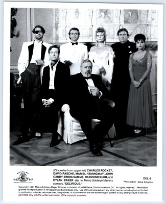 DELIRIOUS Cast Photograph 8x10 Mariel Hemmingway, John Candy & Dylan ...