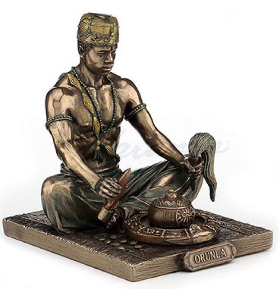 5.5" Statue Orisha Orunla Orula Seven African Powers Santeria Yoruba | eBay