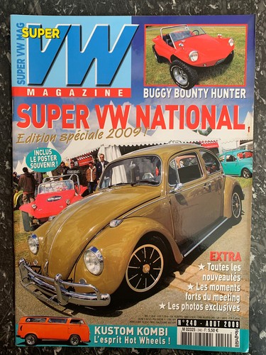 Super VW Magazine N°240 Août 2009 (avec poster) | eBay