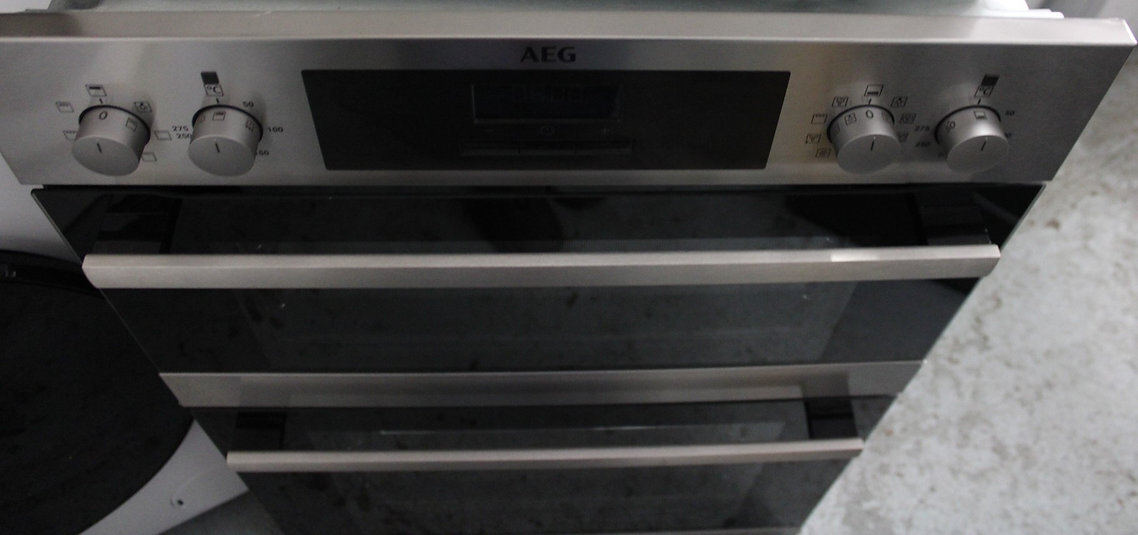AEG DCB331010M Built In Electric Double Oven - Stainless Steel ...