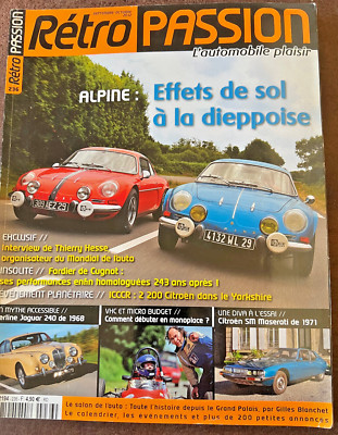 Retro-Passion Alpine A110 Lotus MkX Citroën SM Jaguar VHC | eBay