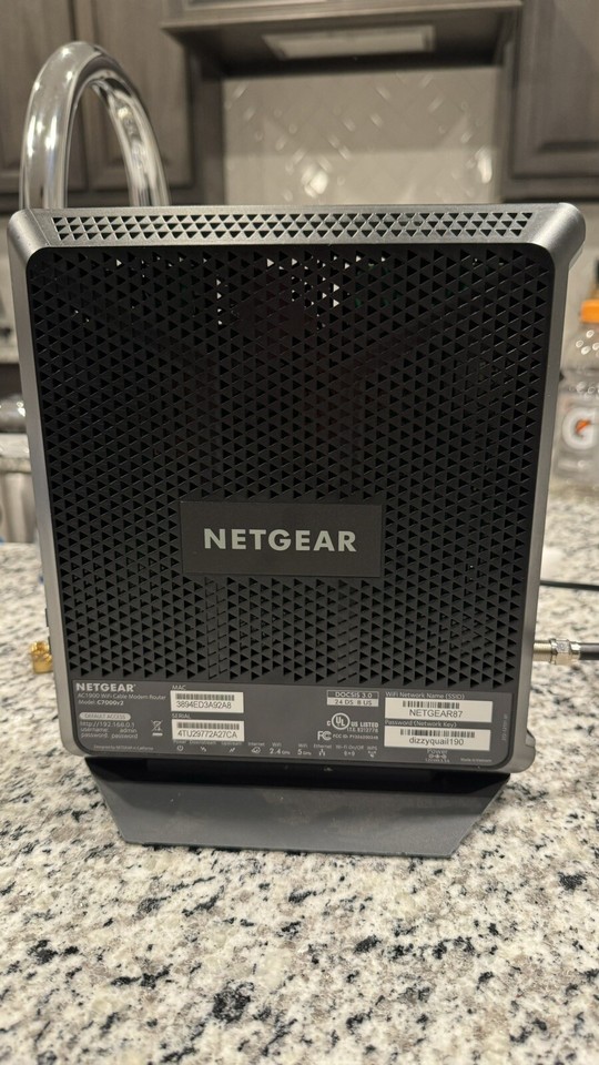 NETGEAR Nighthawk C7000v2 AC1900 Wi-Fi Cable Modem Router 748926500432 ...