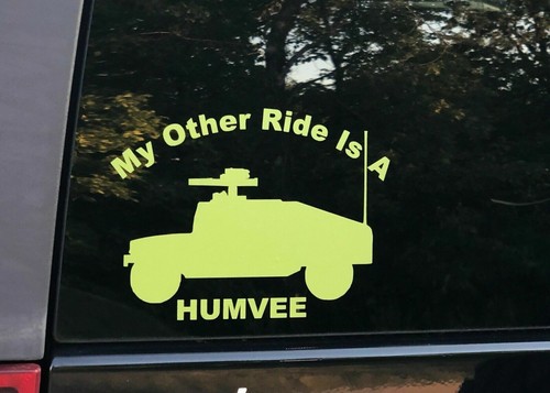 HMMWV HUMVEE EXTERIOR DECAL SET VINYL MATTE BLACK STICKERS GRAPHICS ...