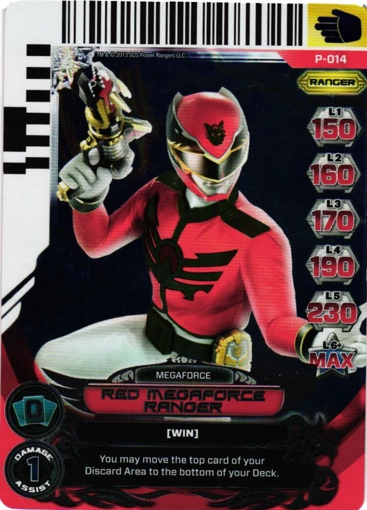Power Rangers Super Megaforce Cards