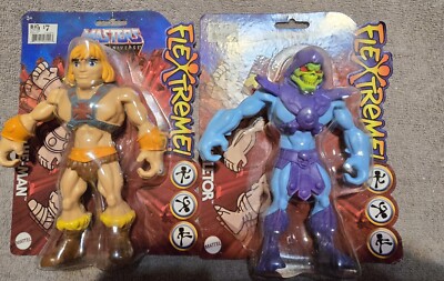 He-man And Skeletor MOTU FLEXTREME FIGURES MATTEL 2020 USED | eBay