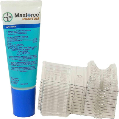 Maxforce Quantum Ant Control Bait w/ 10 Refillable Stations ~120 grams ...