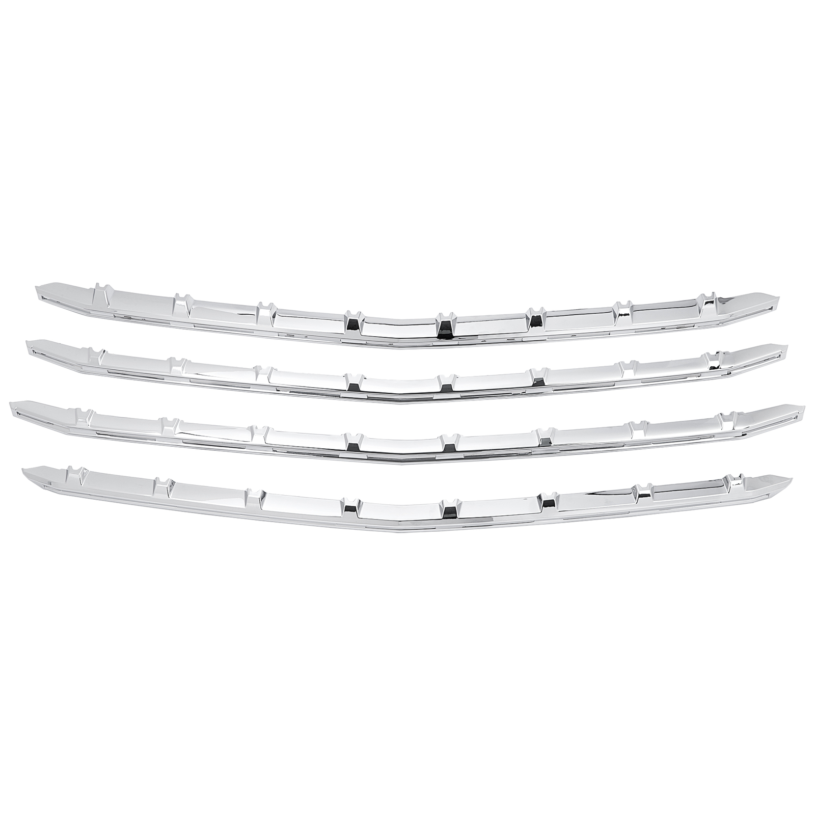 For 19-21 Silverado 1500 LT & RST Chrome Grille Grill Insert Trim ...