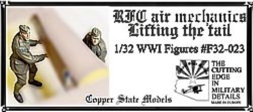 COPPER STATE MODELS CSM F32-023 1:32 WWI RFC AIR MECHANICS- 2 FIGURES ...