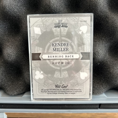 2023 Wild Card 5 Card Draw Stacked Deck King of Spades Autographs ...