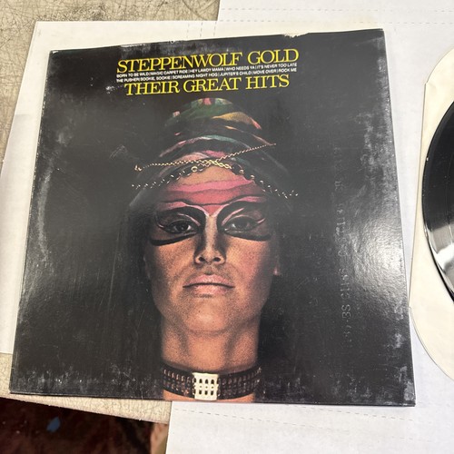STEPPENWOLF Gold Greatest Hits LP Vinyl Dunhill DSX-50099 Cover MCA ...