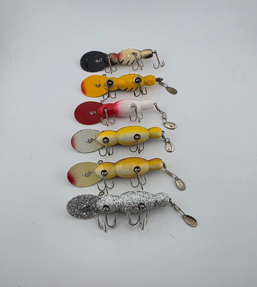 (6) Vintage Bomber Water Dog Crankbait Fishing Lures Lot of 6 | eBay