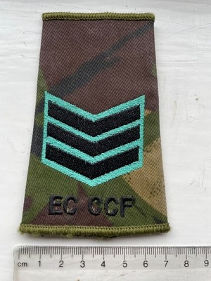Cloth shoulder title CCF JTC OTC Eton College COMBINED CADET FORCE Army ...