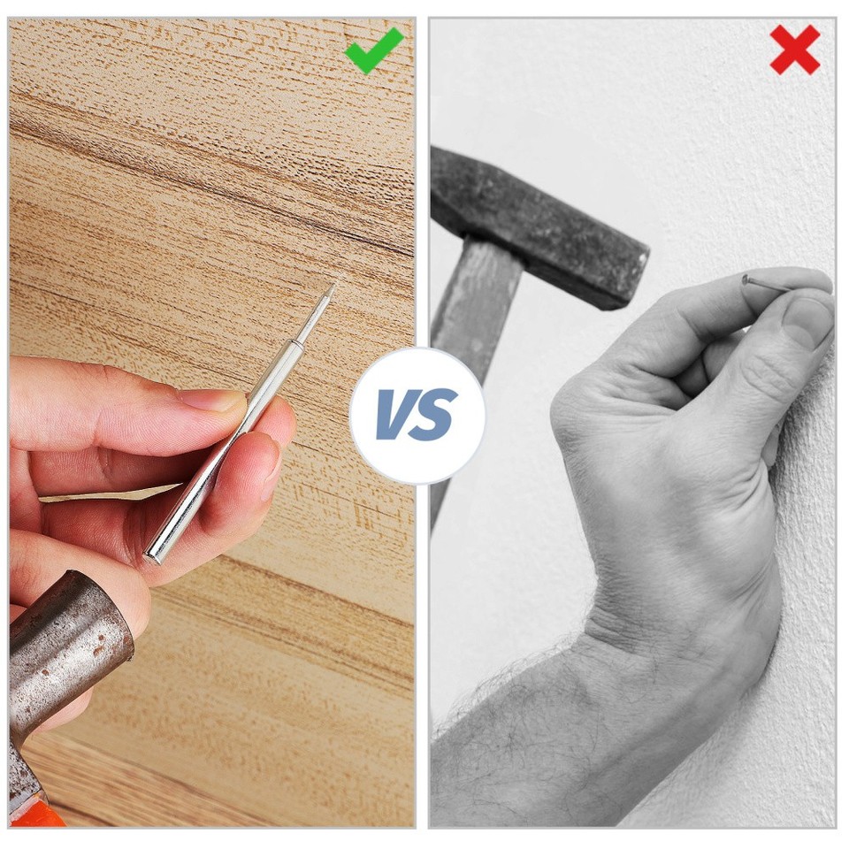 200 Pcs Two Sided Nails Double Head Seamless Nail‘ Carpentry | eBay