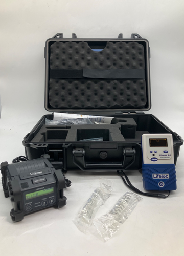 Lifeloc Phoenix 6.0BT Kit Printer Breathalyzer DOT w/ Case 30 Day ...