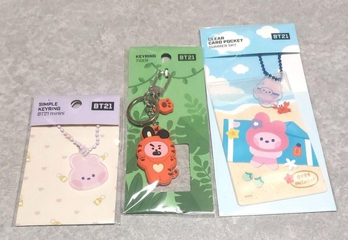 BT21 MINI COOKY KEYCHAIN CLEAR CARD POCKET | eBay