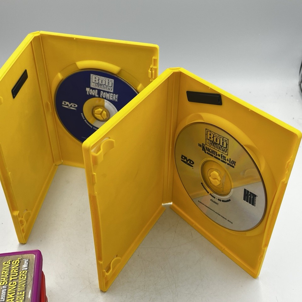 Lot Of 8 Vintage Children’s DVDs Barney Wiggles Dora Handy Manny Bob ...