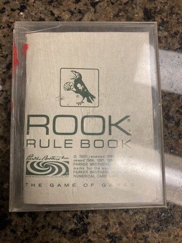 Vintage 1968 Blue Rook Classic Card Game Complete + Rule Book ++ | eBay