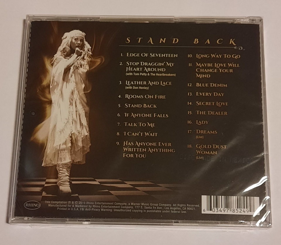 NEW Stevie Nicks Stand Back CD hits SEALED Fleetwood Mac Tom Petty solo ...