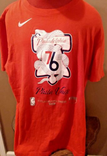 Philadelphia 76ers T-Shirt Phila Unite 2021 NBA Playoffs Size XL | eBay