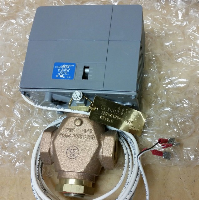 Johnson Controls 1/2" Vg7000 Valve With Electric Actuator ZB7841ES CV 1 ...