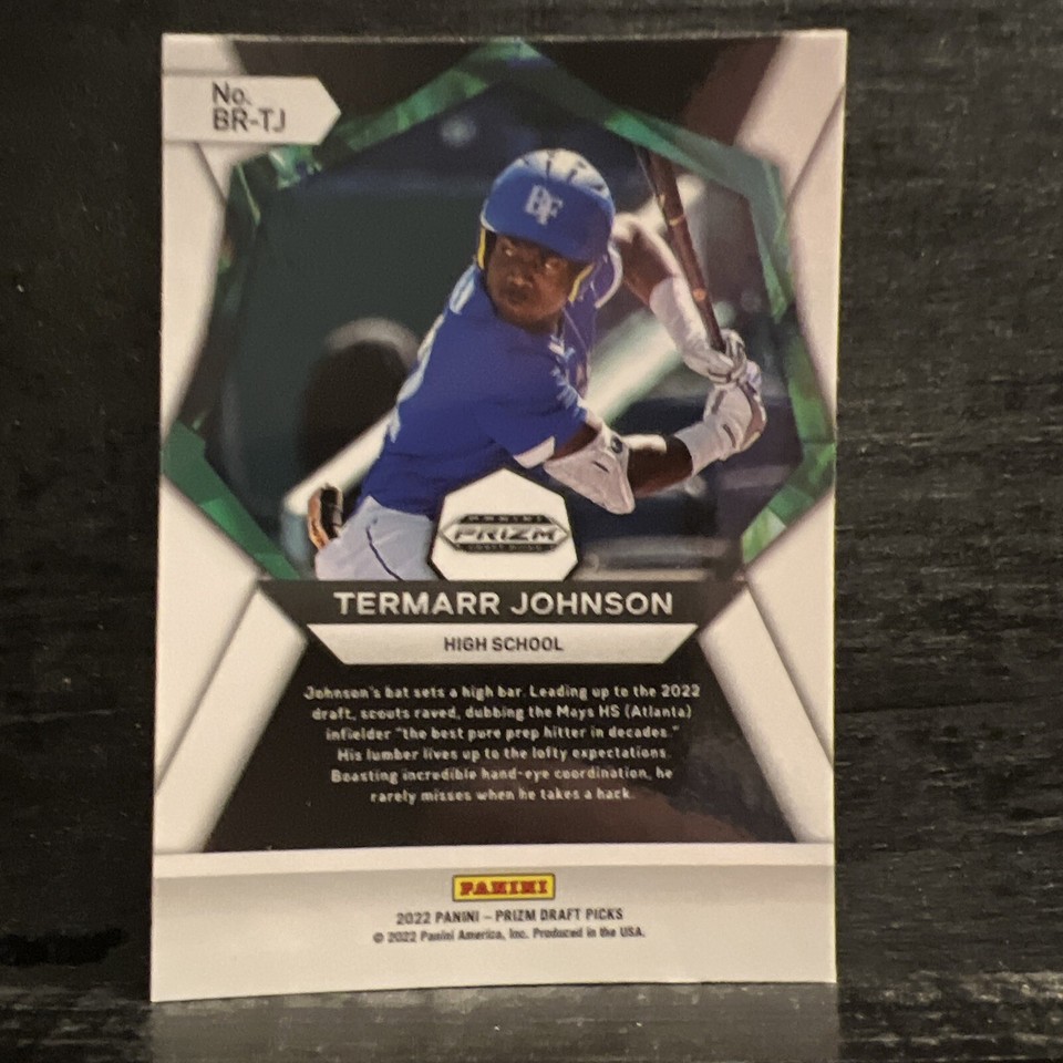 Termarr Johnson BRILLIANCE - 2022 Panini Prizm Draft Picks Baseball | eBay