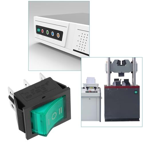 5PCS Toggle Switch KCD2-203 Rocker Switch 3 Positions Rocker Power ...