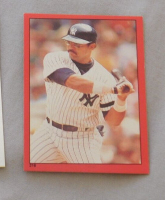 1982 Topps Stickers #216 Reggie Jackson New York Yankees | eBay
