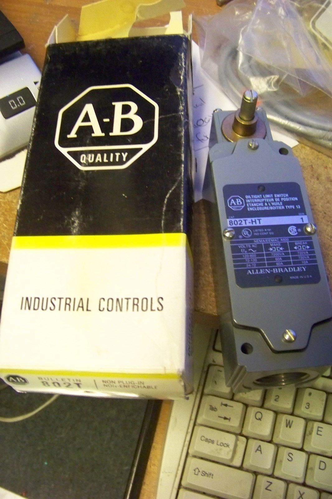 Allen-Bradley 802T-HT BULLETIN oil tight limit switch | eBay