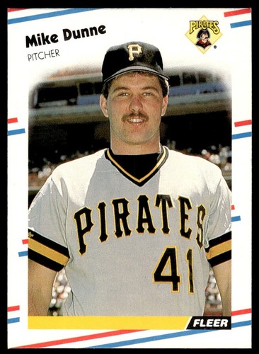 1988 Fleer Baseball Card Mike Dunne Pittsburgh Pirates #328 | eBay