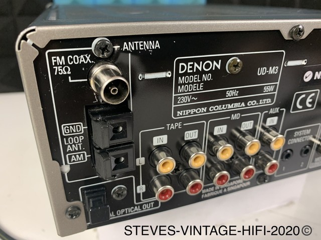 Denon Ud-m3 Receiver Compact Mini HIFI System Amp Radio 3x AUX Inputs ...
