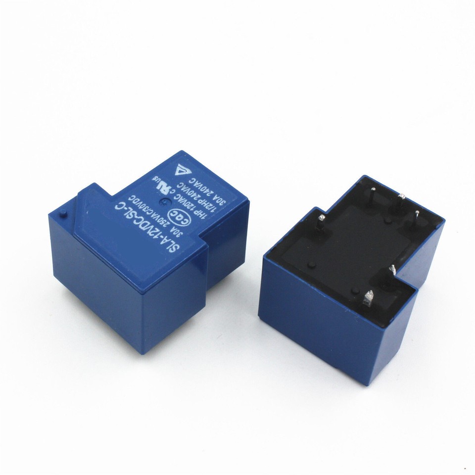 2pcs T90 Coil Relay 12VDC 30A 250VAC 30VDC 6 Pin 1NO 1NC SLA-12VDC-SL-C ...