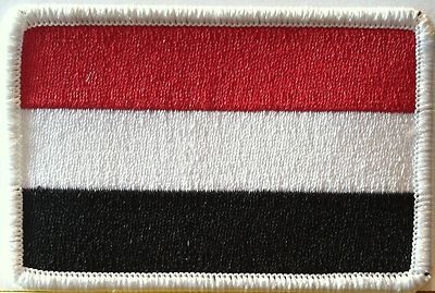 YEMEN Flag Patch Military Patch With Hook & Loop Fastener White Emblem #15 | eBay