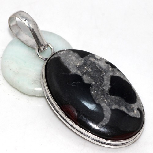 925 Silver Plated-Lightning Stone-Septerian Ethnic Pendant Jewelry 2 ...