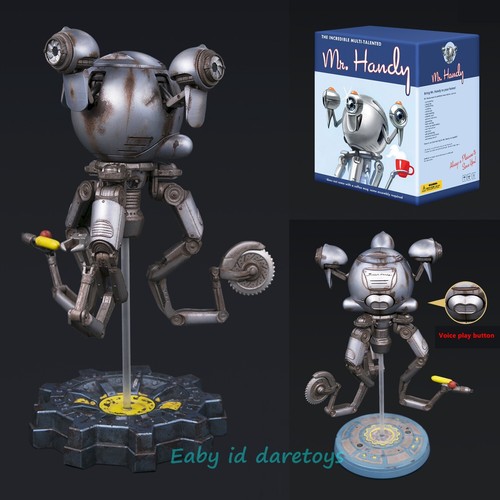Fallout 4 Mister Handy H12.2" Robot Action Figure GK Model Voice ...