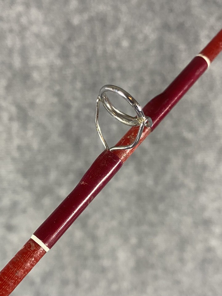 Vintage Daiwa 2-Piece 6 1/2' Light Action Rod 4-8lb Model 212 Red 1/8-1 ...