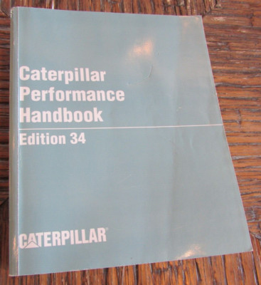 Manuals & Books - Cat Caterpillar Performance Handbook Edition